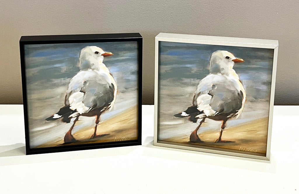 whimsical seagull giclee print – Lake Effect Gallery