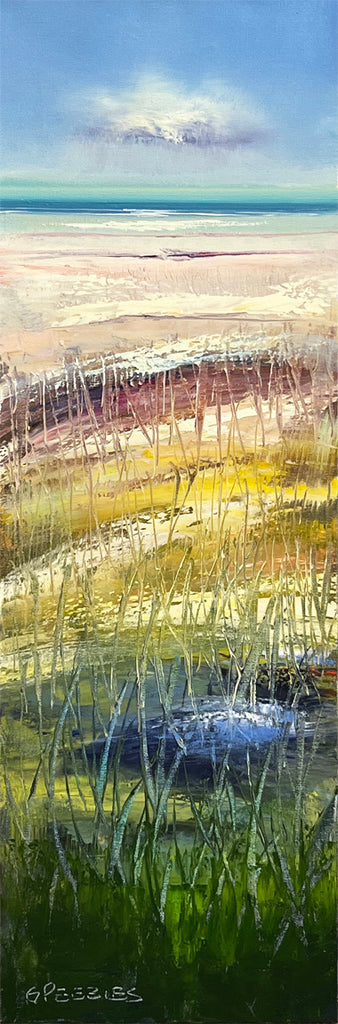 Sandy Hue Variations oil painting – Lake Effect Gallery