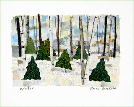 Winter Mosaic quilt art – Lake Effect Gallery