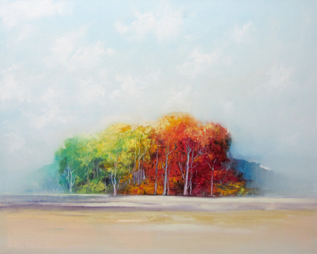 Warm October Oil Painting – Lake Effect Gallery
