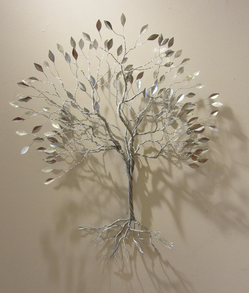 metal art Silver Leaf Tree – Lake Effect Gallery